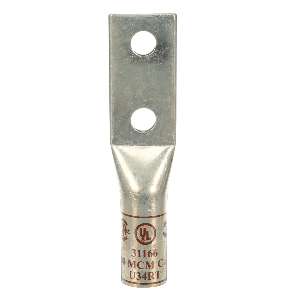 TERMINAL 3M 31166 DOBLE OJO 1/2" CAL 500 MCM BARRIL LARGO | IESA